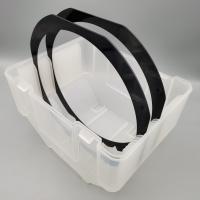 China 8 Inch Transparent Wafer Shipping Box For Transport And Storage With Low Gas Release for sale