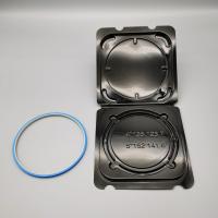 China Single Wafer Storage Box Black Anti Static Moisture Proof Chemical Durability For Wafer Fab for sale