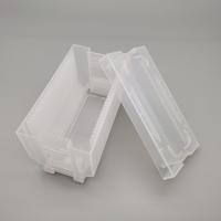 China 3 Inch Press Type Wafer Shipping Containers Transparent Color Durable Suitable For Wafer Fab for sale