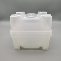 China 6 Inch 150mm Wafer Shipping Box PP Base Lid Cassette Set Transparent Color With High Compatibility for sale