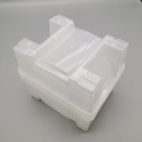 China 6 Inch 150mm Wafer Shipping Box PP Base Lid Cassette Set Transparent Color With High Compatibility for sale