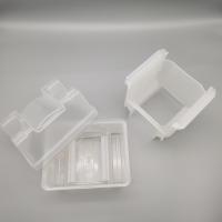 China 6 Inch 150mm Wafer Shipping Box PP Base Lid Cassette Set Transparent Color With High Compatibility for sale