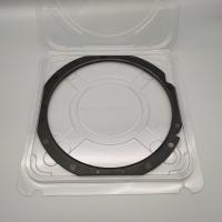 China Clamshell Style Wafer Cassette Carrier Plastic Frame Transparent Color With Visual Design for sale
