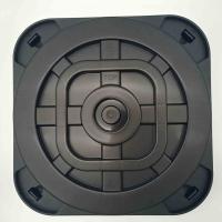 China 8 Inch Black Horizontal Wafer Shipper ESD Conductive PP Material With Good Sealing Performance for sale