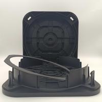 China 8 Inch Black Horizontal Wafer Shipper ESD Conductive PP Material With Good Sealing Performance for sale