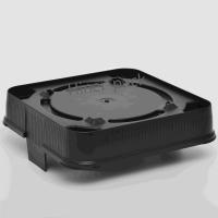 China 8 Inch Wafer Shipping Box Black Wafer Stack Boxes Antistatic Horizontal Used For Wafer Fab for sale