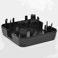 China 8 Inch Wafer Shipping Box Black Wafer Stack Boxes Antistatic Horizontal Used For Wafer Fab for sale