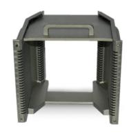 China Anti-Static 8 Inch 25 Slot Metal Wafer Cassette Vertical Aluminum Material for sale