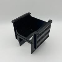 China Injection Finish 6 Inch Wafer Cassette for Semiconductor Cleaning Boxes Made of ESD Material for sale