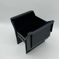 China 8 Inch Ultra Clean Wafer Cassette Box With 25 Capacity In Black ESD Protection Material for sale