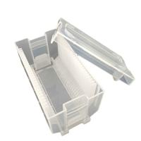 China 3 Inch Surface Resistance Multi Vertical Carrier With Ultra Clear PP For Wafer Shipping for sale