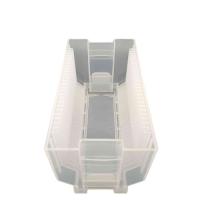 China 3 Inch Surface Resistance Multi Vertical Carrier With Ultra Clear PP For Wafer Shipping for sale