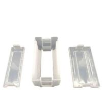 China 3 Inch Surface Resistance Multi Vertical Carrier With Ultra Clear PP For Wafer Shipping for sale