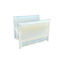 China 25 Slots Customizable PFA Semiconductor Wafer Cassette With Durable for sale