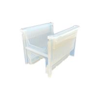 China 25 Slots Customizable PFA Semiconductor Wafer Cassette With Durable for sale