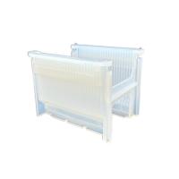 China 25 Slots Customizable PFA Semiconductor Wafer Cassette With Durable for sale
