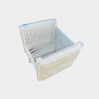 China Injection Molding Teflon Wafer Cassette Box For Storage And Transport for sale
