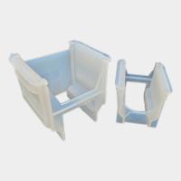 China Injection Molding Teflon Wafer Cassette Box For Storage And Transport for sale