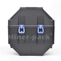 China For 25PCS 12 Inch Wafer Flex Frame Shipper Conductive PP Black Wafer Storage Box for sale