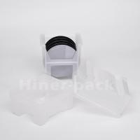 China Transparent PP Material Vertical Style Wafer Holder 8'' Wafer Shipping Box For Silicon Wafer for sale