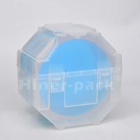 China Black Semitransparent Wafer Storage Box 25 Slots For Semiconductor Wafer Handling for sale