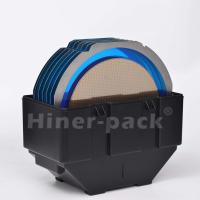 China Black Semitransparent Wafer Storage Box 25 Slots For Semiconductor Wafer Handling for sale