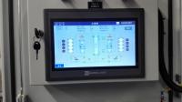 China Durable 380 Tons High Cop Air Cooled Screw Chiller Touch Screen for sale