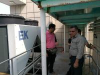 China 200 Tons  Compressor Air Cooled Screw Chiller for sale