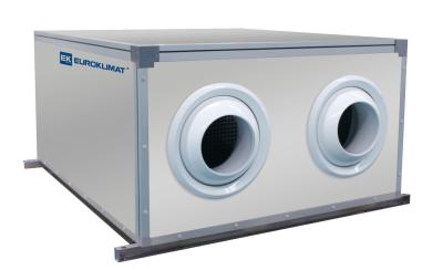 China Horizontal Compact Return 30mm PU Insulation Air Handling Units With Jet for sale