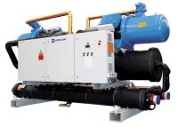 China High Efficiency PID Control Shell Tube Water Cooled Screw Chiller 3770x1200x1490 for sale