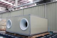 China Horizontal Compact Return 30mm PU Insulation Air Handling Units With Jet for sale