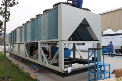 China Industrial Semi hermelic Air Cooled Screw Chiller With R134a Refrigerant for sale
