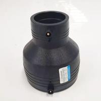 China Electrofusion HDPE Reducing Coupling 200*110mm PE100 for sale