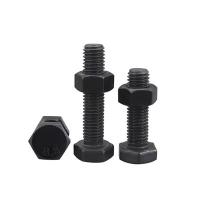 China 8.8 Grade Industrial Steel Pipe Fittings M6-M16 M10 DIN933 934 Hex Bolts for sale