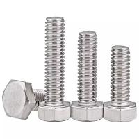 China Galvanized Grade 5 8.8 M2-M20 SS Hex Head Bolts Zinc plated for sale