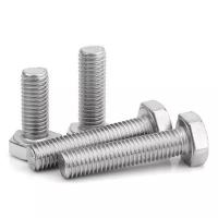 China Galvanized Grade 5 8.8 M2-M20 SS Hex Head Bolts Zinc plated for sale