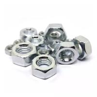 China M4 M5 M6 M8 M10 M12 Stainless Steel Hexagon Nuts Galvanized for sale