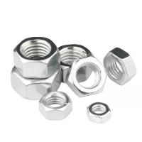 China M4 M5 M6 M8 M10 M12 Stainless Steel Hexagon Nuts Galvanized for sale