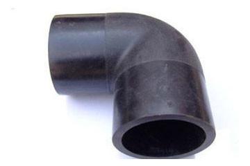China JIS Polyethylene Plastic SDR11 Socket HDPE 90 Degree Elbow for sale