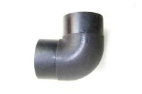 China JIS Polyethylene Plastic SDR11 Socket HDPE 90 Degree Elbow for sale