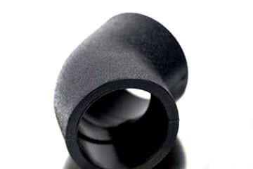 China Elongation Break Water Supply DN10 1.6MPA HDPE 45 Degree Elbow for sale