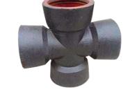 China Soil Pipeline Cross Tee Ductile Iron Pipe Fittings for sale