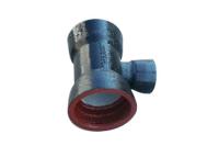 China Black Change Fluid Direction Tee Ductile Iron Pipe Fittings for sale