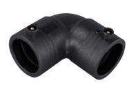 China External environment 90 ° electrofusion pe elbow of HDPE pipe fittings for sale