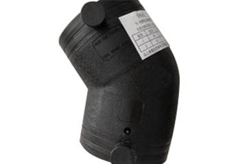 China Ministry Health 45 ° Electrofusion Elbow HDPE Pipe Fittings for sale