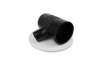 China Chemical Socket Connection HDPE Reducing Tee for sale