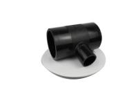 China Chemical Socket Connection HDPE Reducing Tee for sale