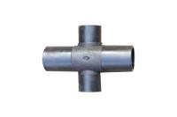 China Micro Sprinkler Irrigation Steel Clamp ISO9001 Hdpe Cross for sale