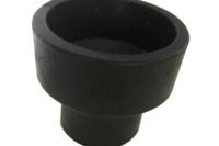 China Socket Connection Head Loss Reducer HDPE Pipe Fittings for sale
