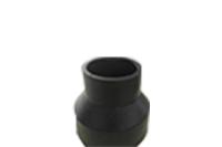 China Socket Connection Head Loss Reducer HDPE Pipe Fittings for sale